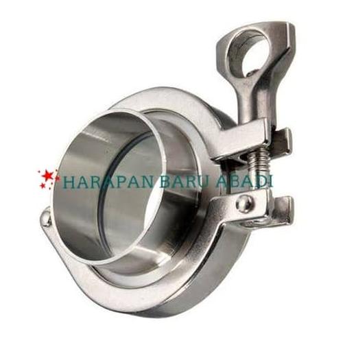 Jual Clamp Ferrule Sanitary SS304 4" inch Complete Set - Jakarta Barat ...