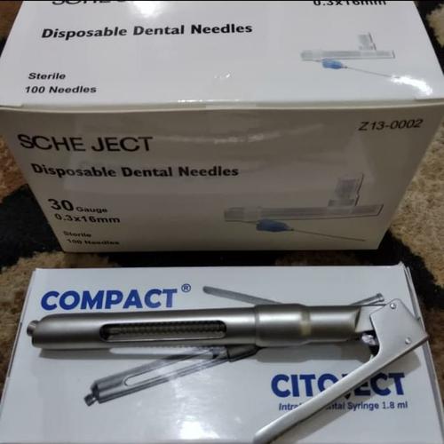 Jual Citoject dental otomatis Compact + Jarum cytoject scheject isi 100 ...