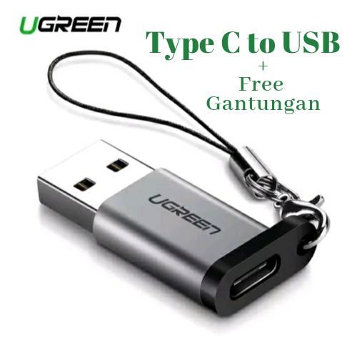 Jual UGREEN Converter Type C ke USB Adapter Konektor dengan Gantungan ...
