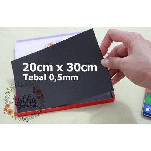 Jual Magnet Strip Lembaran Sheet Ukuran HVS A4 30cm x 20cm Tebal 0.5mm ...