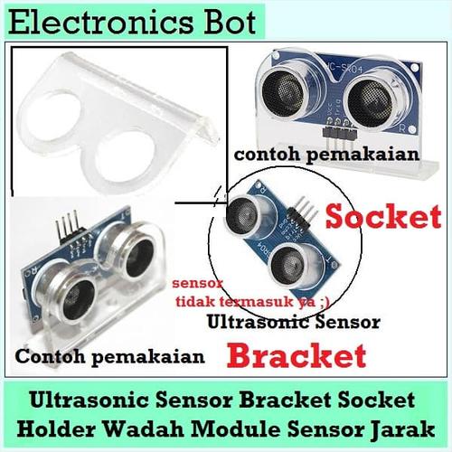 Jual [EBS] Ultrasonic Sensor Bracket Holder Mata Tempat Sensor HC-SR04 ...
