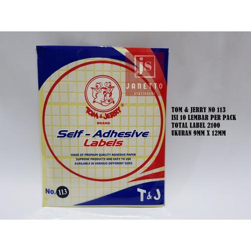 Jual Tom and Jerry Label no 113 - Jakarta Barat - Janetto.Stationary | Tokopedia