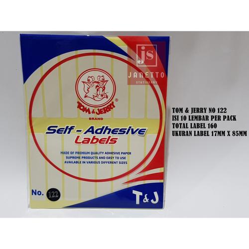 Jual Label Tom n Jerry No. 122 - Jakarta Barat - Janetto.Stationary ...