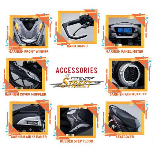 Jual Paket Premium Aksesoris Original AHM Honda New Beat Street isi 7 ...