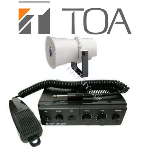 Jual Paket Amplifier Mobil Toa ZA250S And ZH610S Original Toa Galva ...