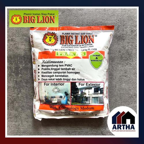 Jual Plamir Big Lion Instan Special / Plamir Tembok Instan Siap Pakai ...