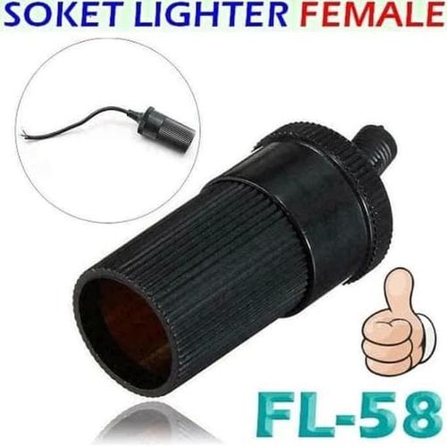 Jual Soket Betina Car Lighter Female Socket Colokan Steker Rokok Mobil ...