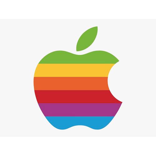 Jual Ready Stock Sticker Timbul Logo Apple Warna Warni NSS - Kab ...