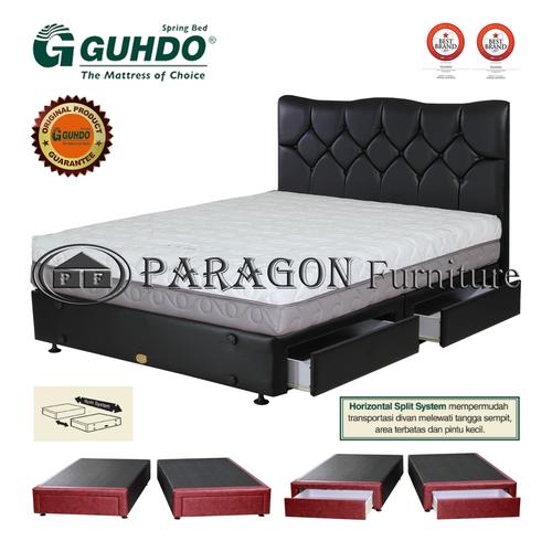Jual Guhdo bed Back pedic 160x200 cm Base drawer HS HB lavela Full set ...