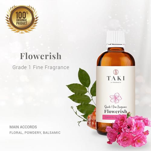 Jual [FLOWERISH]100ml Fine Fragrance floral/powdery/balsamic candle ...