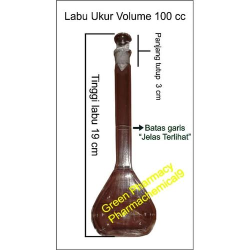 Jual labu takar ukur 100 ml cc - Kota Bandung - pharmachemical9 | Tokopedia