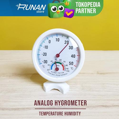 Jual Thermometer Analog Ruangan Alat Pengatur Suhu Ruangan Hygrometer ...