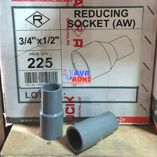 Jual PVC Reducer Sok AW 3/4 x 1/2 Rucika - Rucika/Power - Kota Surabaya ...