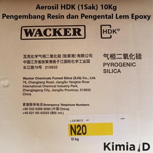 Jual Aerosil HDK 10Kg Wacker HDK Pengental Resin Epoxy Resin - Jakarta ...