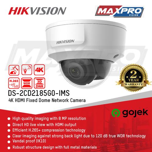 Jual HIKVISION DS-2CD2185G0-IMS - 8MP EXIR DOME IP CAMERA - DARK FIGHTER - Jakarta Barat ...