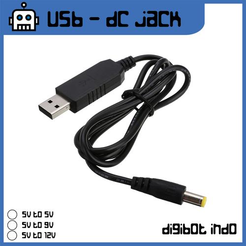 Jual USB to DC Jack Step Up Cable Converter - 5V to 12V - Kab. Kudus ...