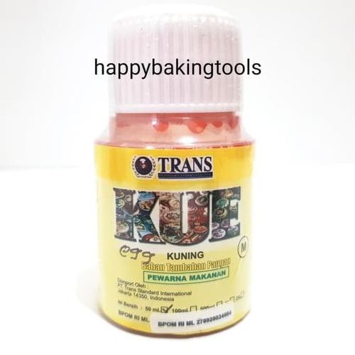Jual Pewarna makanan TRANS egg yellow 50gr, pewarna kue cake kuning ...