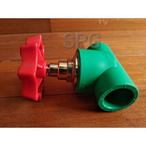 Jual Stop Kran PPR 1 1/4 inch Gate Valve PPR Keran Putar Fitting Pipa ...