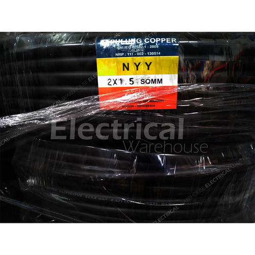 Jual Kabel Listrik NYY 2x1.5mm2 PULUNG (2x1.5mm 2x1.5 mm mm2) 50M ...