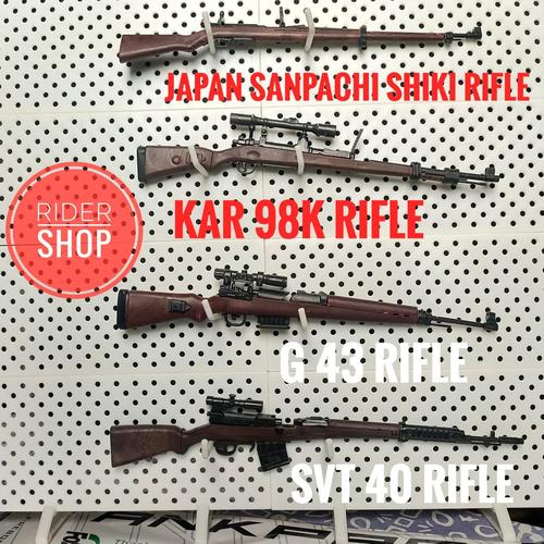 Jual 1/6 set rifle KAR 98K world war II senjata weapon figure kitbash ...