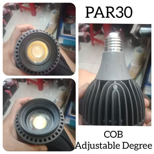 Jual Lampu Led Par30 Par 30 COB fitting E27 ulir 30w 30 watt adjustable ...