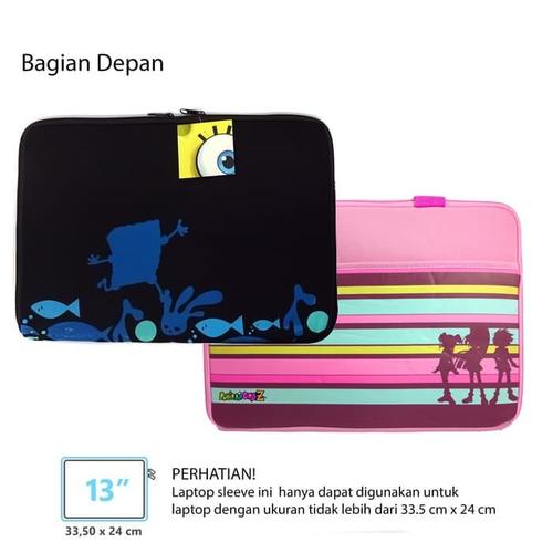 Jual Paket 2 Laptop Sleeve 13 inch SpongeBob & PPG Z - Tas laptop 13 ...