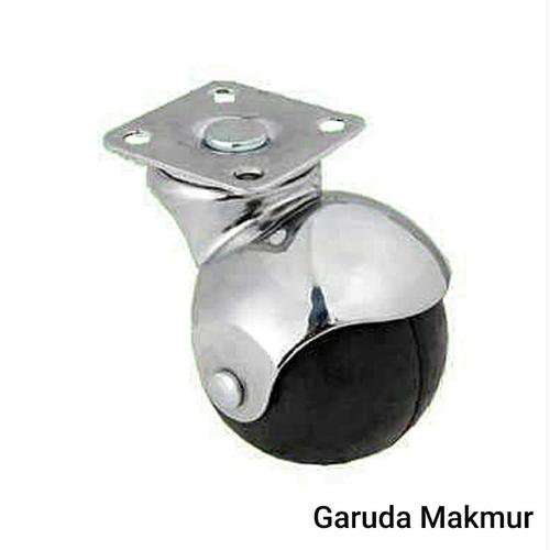 Jual roda bulat karet roda ranjang roda sofa roda furniture roda bola ...