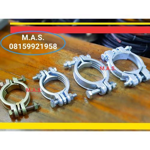 Jual Klem Selang Double Bolt DB 675 Heavy Duty Clamp Dobel Baut Besi ...