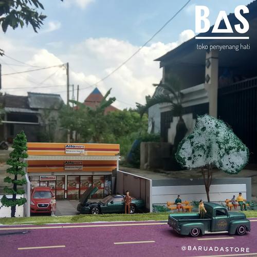 Jual Miniatur Minimarket Alfamart Ruko Maket Diorama Hotwhells - Kab ...