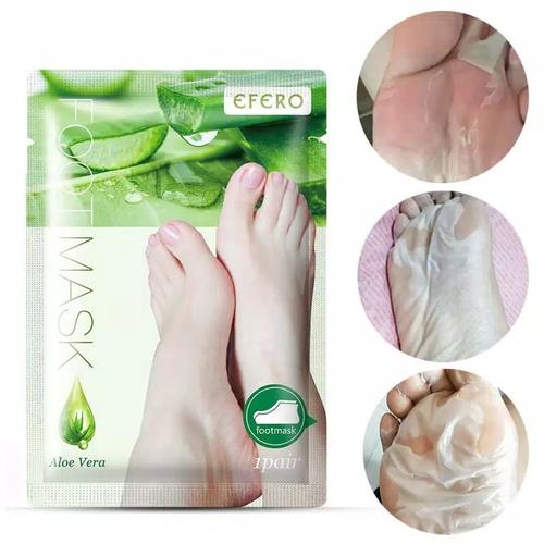 Jual EFERO Aloe Vera Foot Mask Exfoliating Foot Mask Masker Kaki Aloe ...