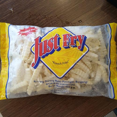 Jual KENTANG GORENG / FRENCH FRIES CRINKLE CUT JUST FRY 900gr termurah ...