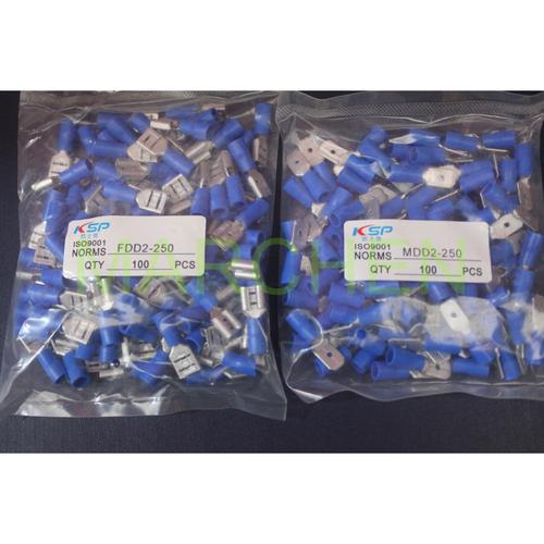 Jual Skun Male Female Disconnector Ukuran Kabel 1.5mm - 2.5mm Biru ...