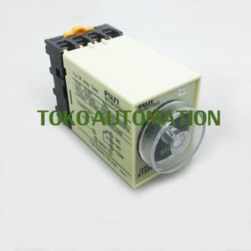 Jual ST3PF ST3 60S Time relay AC220V Power Off Delay Timer 8Pin PN22 ...
