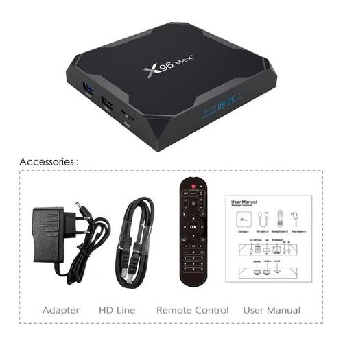 Jual X96 MAX Plus Android 9.0 TV BOX 1000 LAN S905X3 Dual Wifi 8K 2GB ...