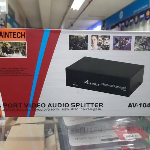 Jual AV SPLITTER 4 PORT GAINTECH - Kota Semarang - Station PC & Nework ...