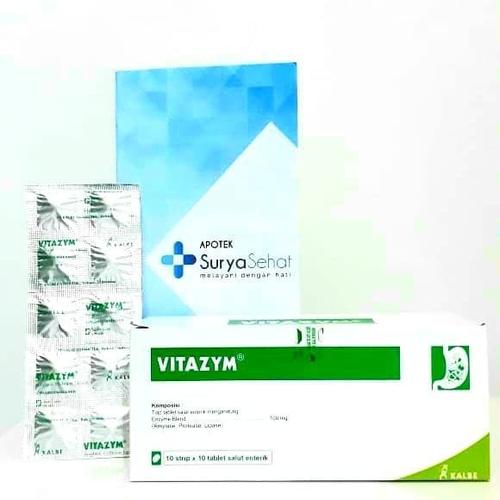 Jual Vitazym 1 strip isi 10 tablet - Enzim Pencernaan - Kota Semarang ...