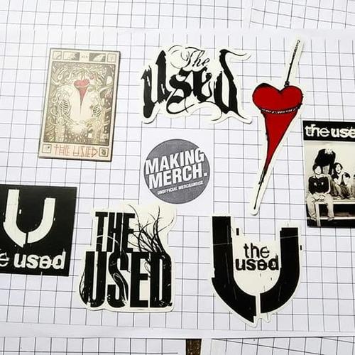 Jual STIKER BAND THE USED - Kab. Malang - MAKING MERCH | Tokopedia