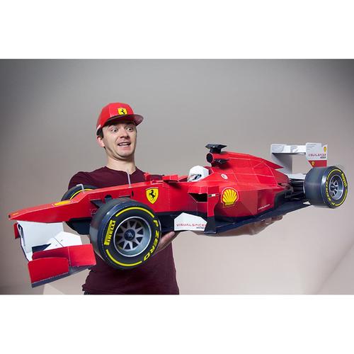 Jual DIY Miniatur Papercraft Ferrari F1 dengan Topi F1 - Kab. Klaten ...