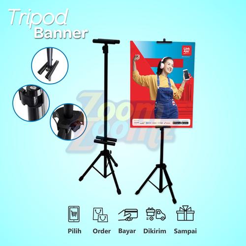 Jual Tripod Banner Display / Stand Tiang Poster / Banner Kwalitas 1 ...
