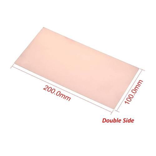 Jual PCB Polos FR4 Fiber 10x20cm Double Layer Side Copper 10x20 10 x 20 ...
