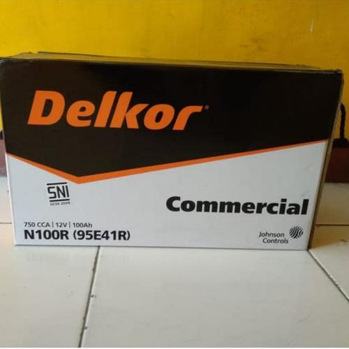 Jual Aki Kering Delkor N 100 12v 100ah type N 100R ( 95E41R - Kab ...