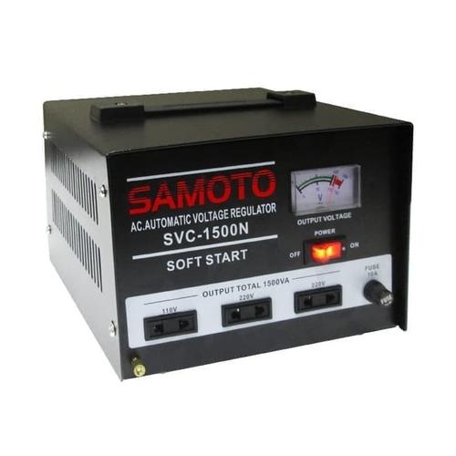 Jual Stabilizer Samoto 1500N 1500 Va 1500Va sistem servo motor - Jakarta Pusat - Power solution ...