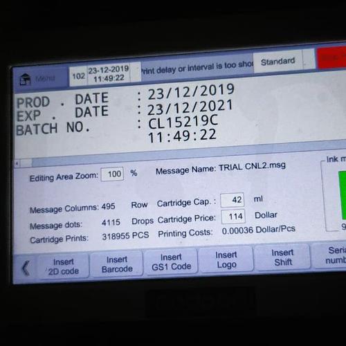 Jual TIJ Thermal Inkjet Printer (print kode expired dan barcode) - Kota ...