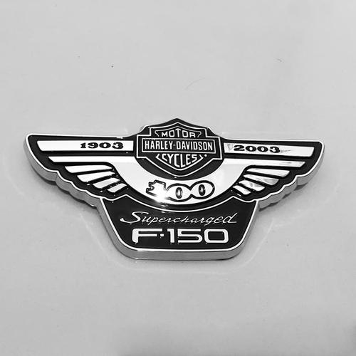 Jual Emblem Harley Davidson F150 100th Supercharged Chrome - Jakarta ...
