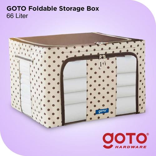 Promo Storage Box 66 Liters Double Zipper Frame Baja Large Multifungsi ...