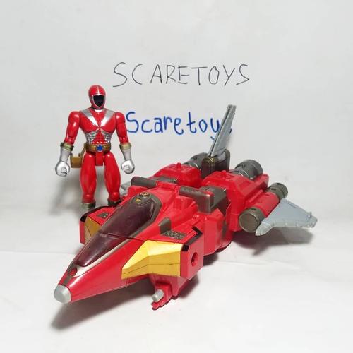 Jual Power Rangers Lightspeed Rescue Red Mobile Armor Vehicle Sentai ...