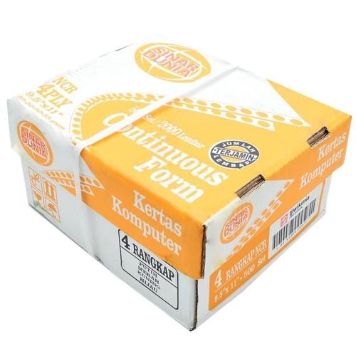 Jual Continuous Form 4 ply uk. 9 1/2 x 11 warna Perforasi Paperline ...