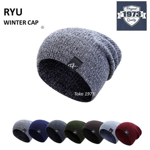 Promo Winter cap : RYU - knit caps topi musim dingin topi kupluk ...