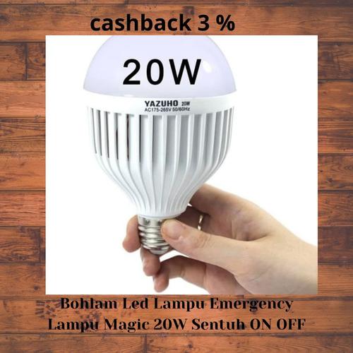 Jual Bohlam Led Lampu Emergency Lampu Magic 20W Sentuh ON OFF - Jakarta ...