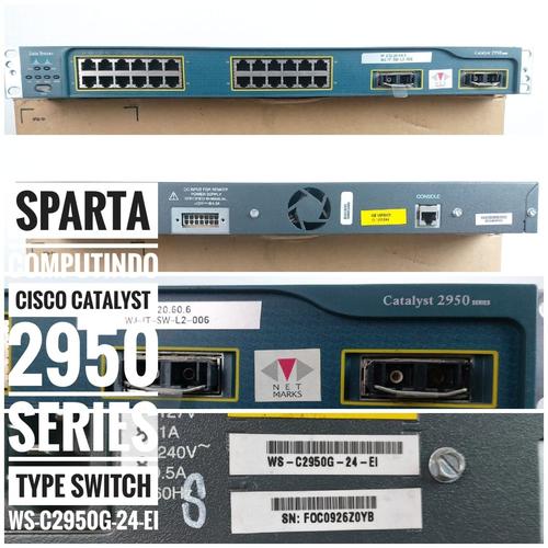 Jual Cisco catalyst 2950 series Type switch WS-C2950G-24-EI 24 port ...